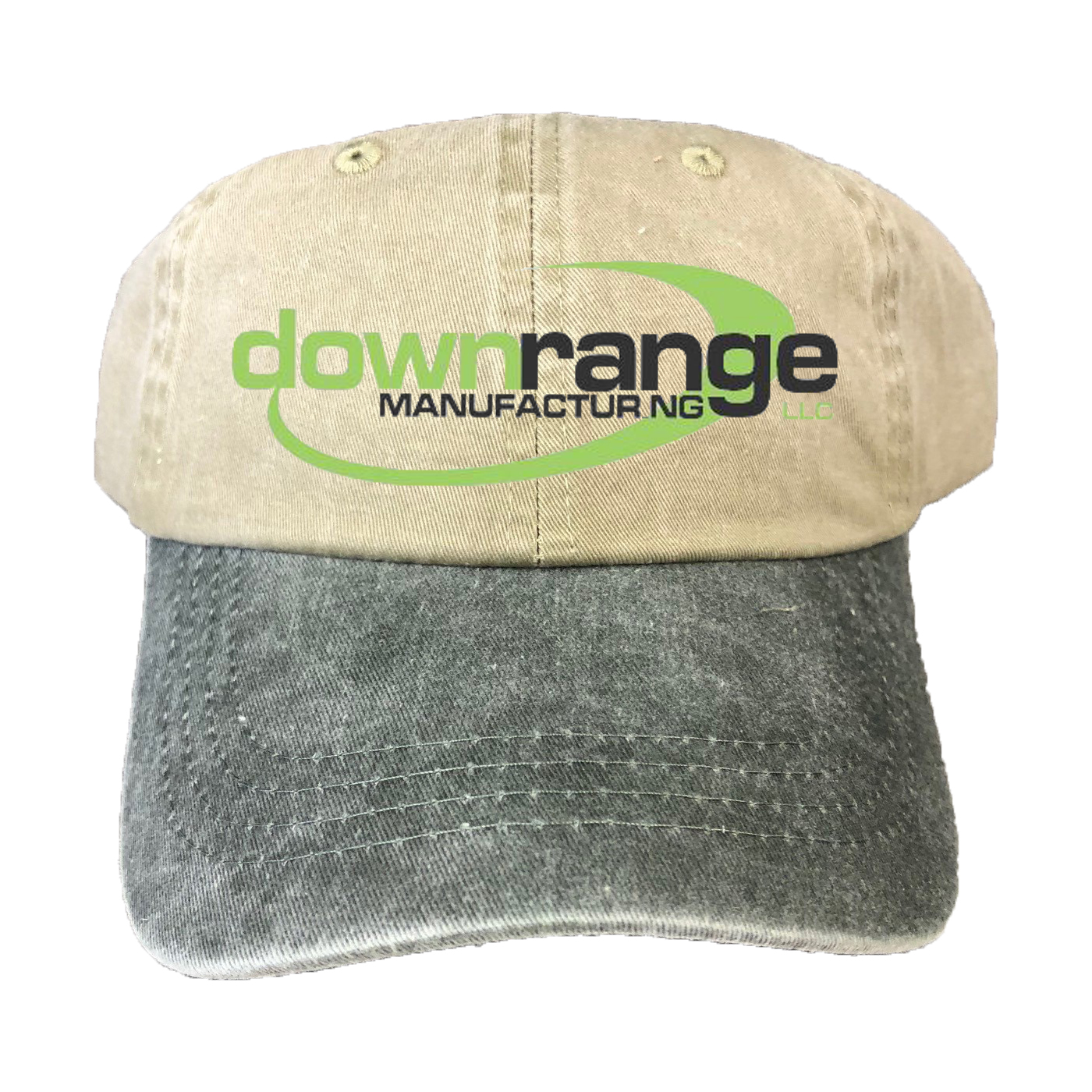 DownRange 6 Panel Unstructured Khaki Hat - S and J Trophies