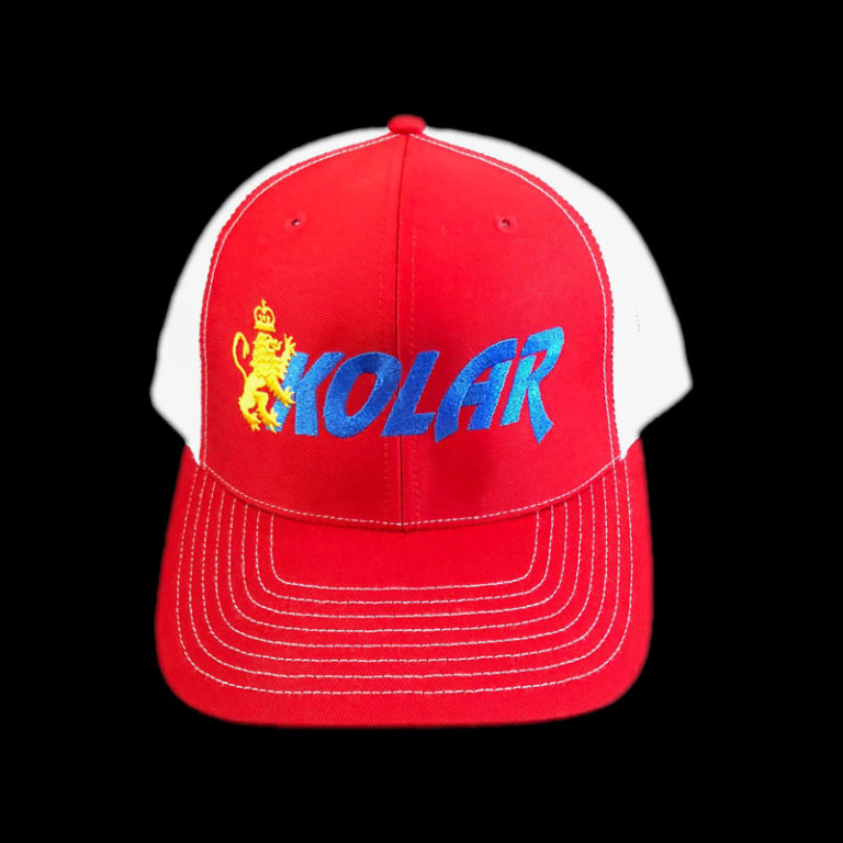 Kolar Richardson #112 6 Panel Red & White Trucker Hat - S and J Trophies